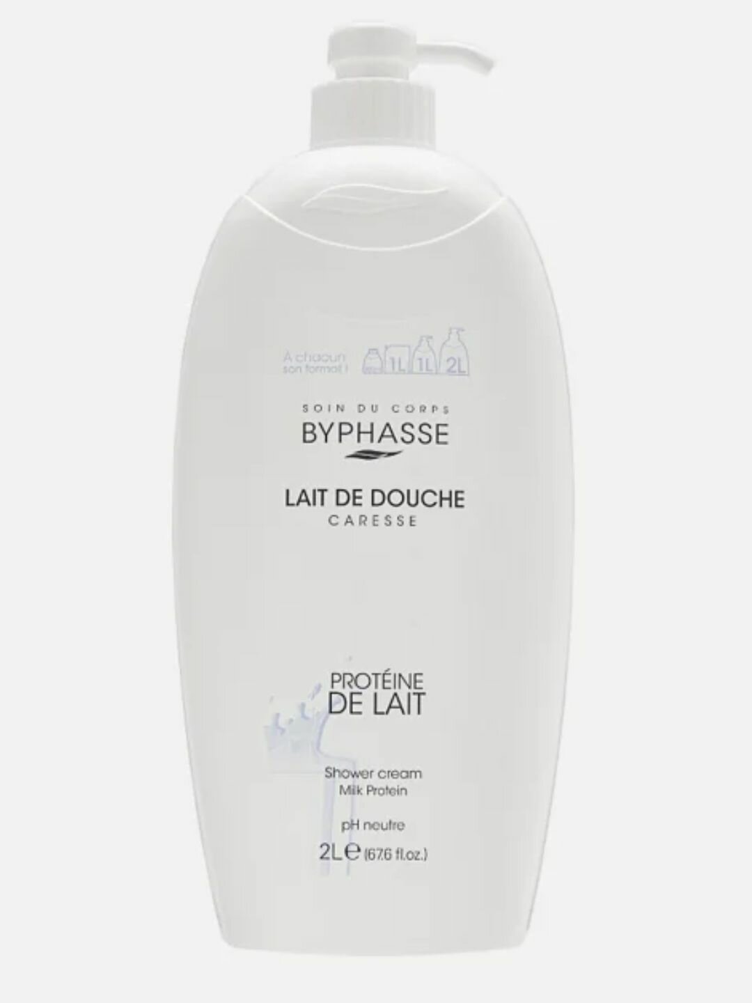 Крем-гель для душа BYPHASSE milk protein
