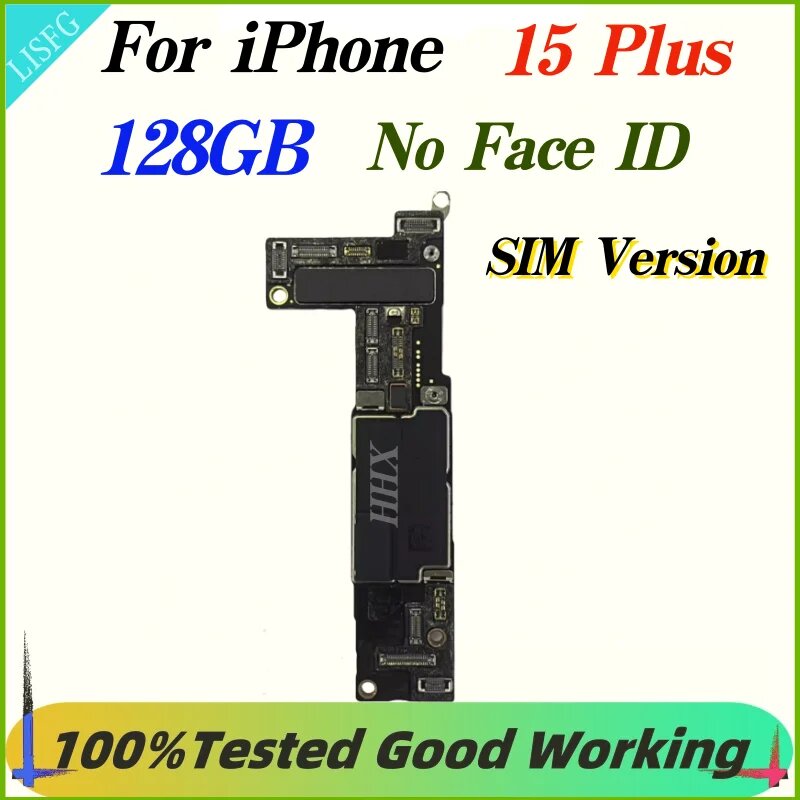 Для iPhone 15/15 Pro разблокированная материнская плата, полностью 15Plus 128G NoFace