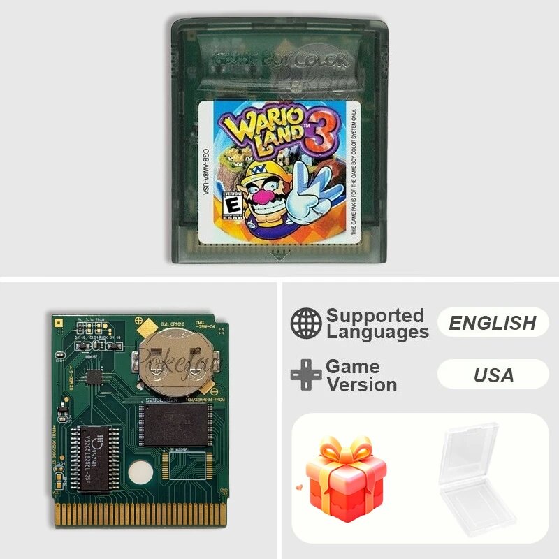 Картридж для GBC Mario Series Bandai Wario Land 3