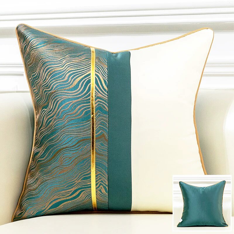 Coast Dual Aurora Zelenyy Nabor Podushki 45x45 sm - Chyekhol + Vnutrennyy Napolnitel