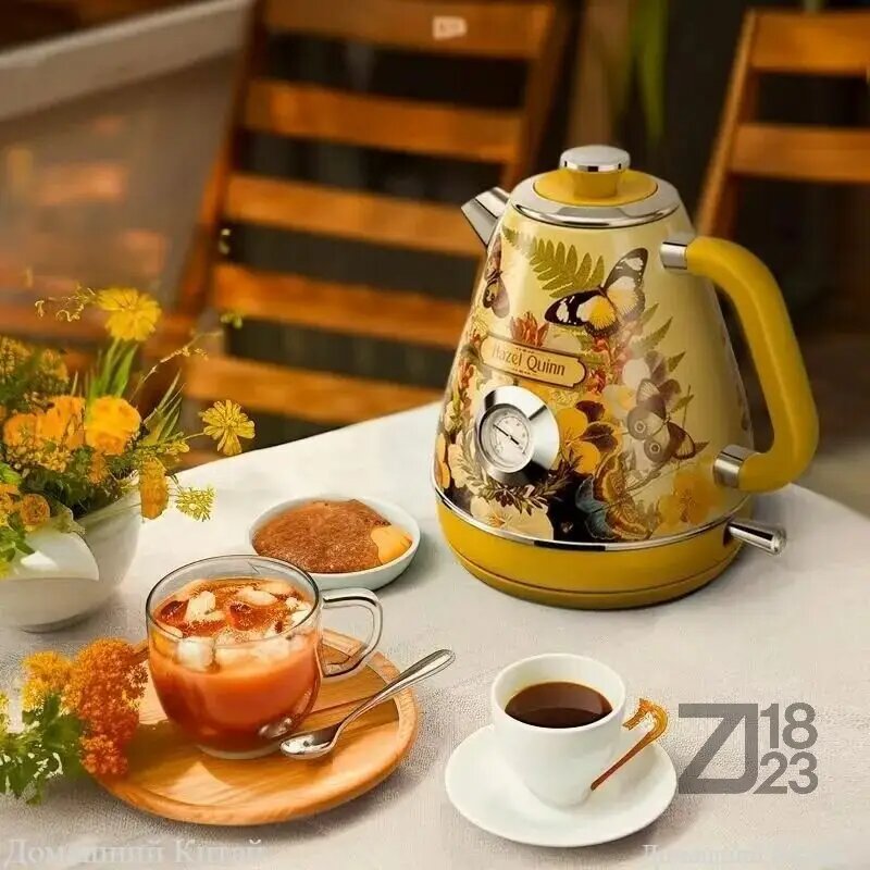Набор "Чайник электрический", металлический корпус，чайник 1.8L