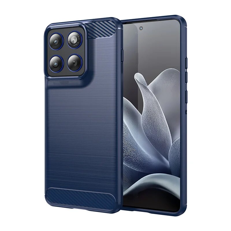 Синий чехол Motorola Moto X70 Air, противоударный