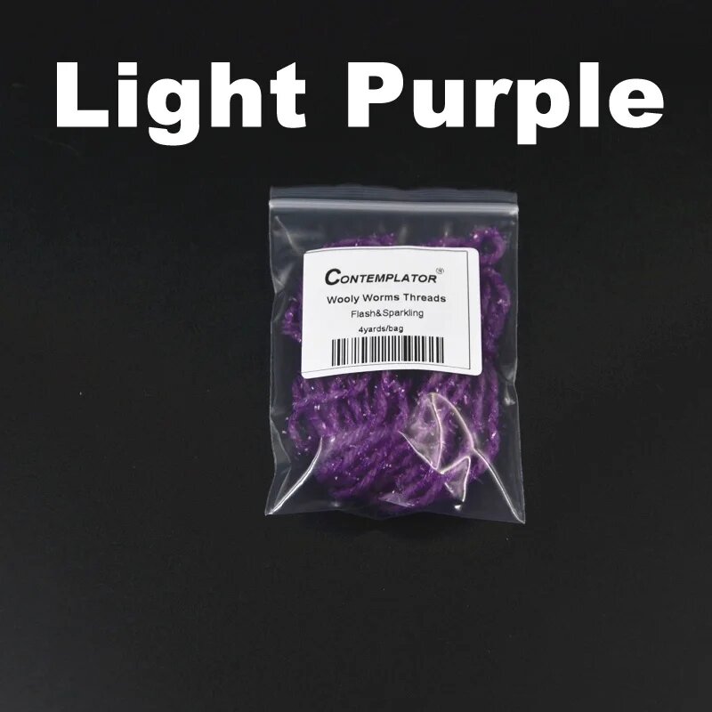 CONTEMPLATOR набор для вязания мух 12 ярдов 10 цветов Light Purple