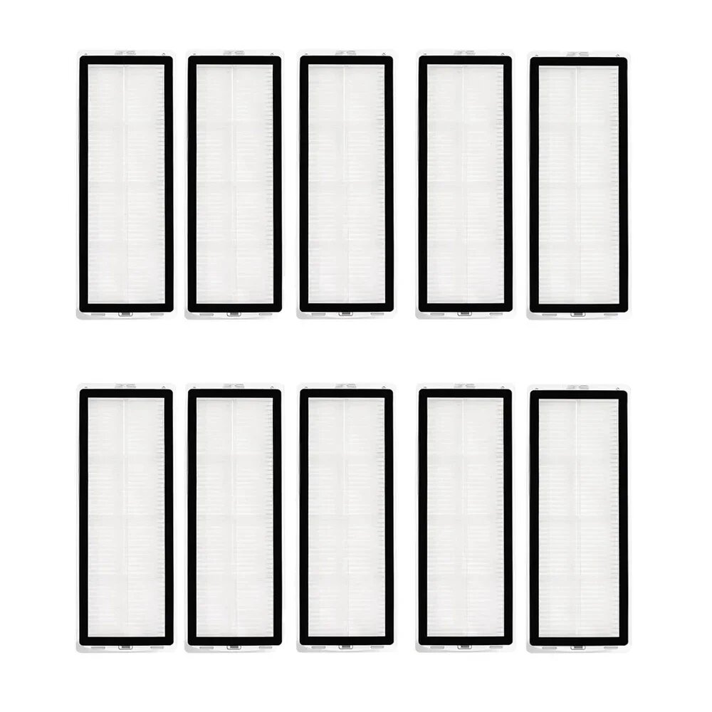 Комплект запчастей для роботов-пылесосов Dreame L10s Ultra, S10 Pro, Xiaomi Белый, 10pcs filter