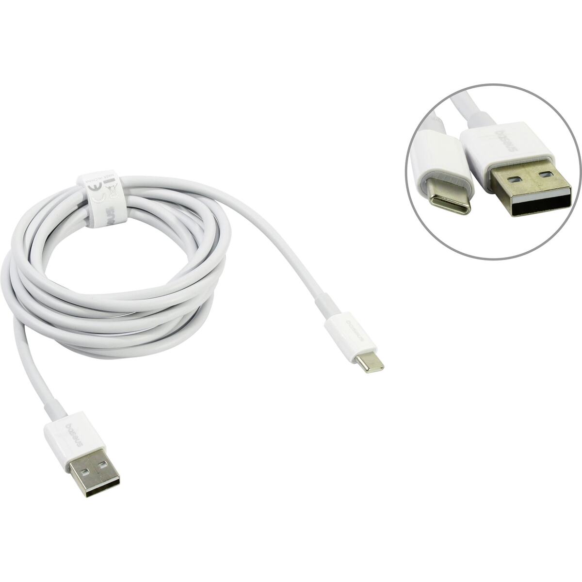 Baseus P10320102211-01 Кабель USB AM -- USB-C 2м