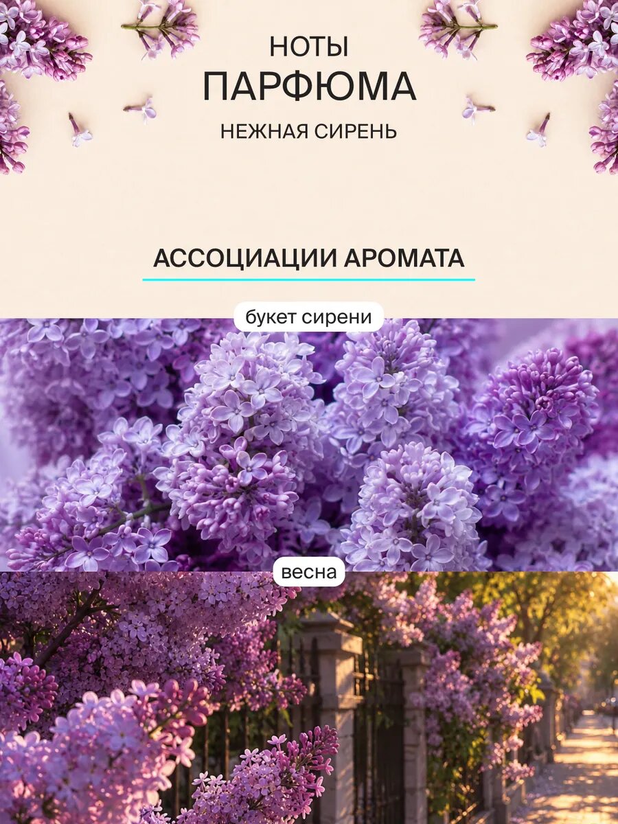 Духи Shermadini House SH №754, "Сирень", аромат унисекс, флакон 8 мл — фото 1