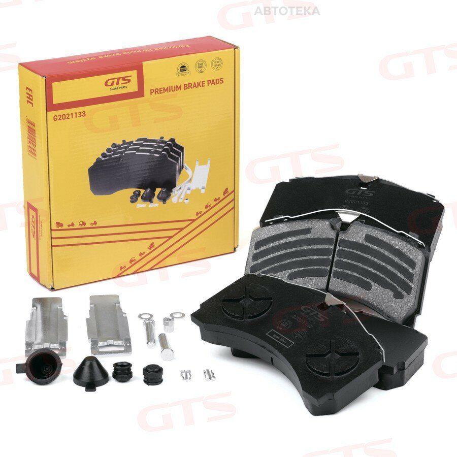 Колодки тормозные дисковые (с уст. компл) WVA 29279/ MB GTS G2021133
