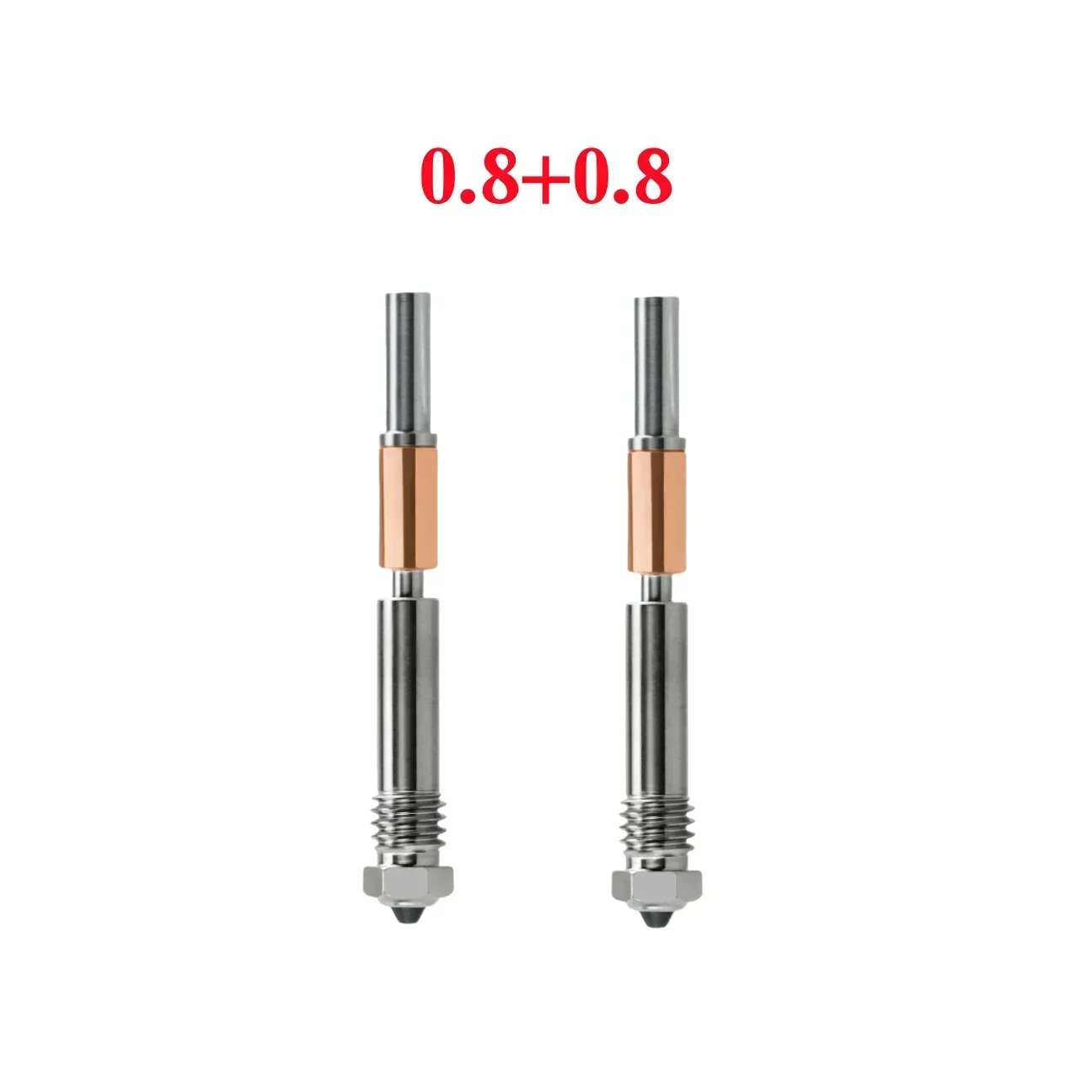 Hotend комплект для Bambu Lab P1P X1C P1S X1 X1E V4.0 2pcs 0.8mm