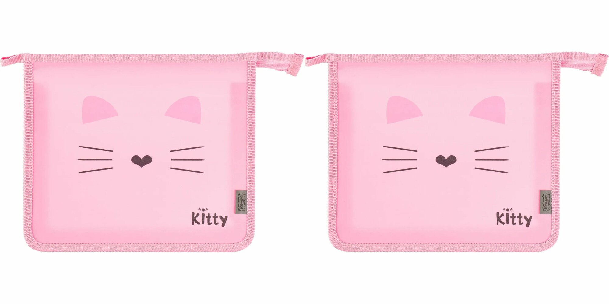 Комус Класс Папка для тетрадей на молнии Kitty, А5, 2 шт