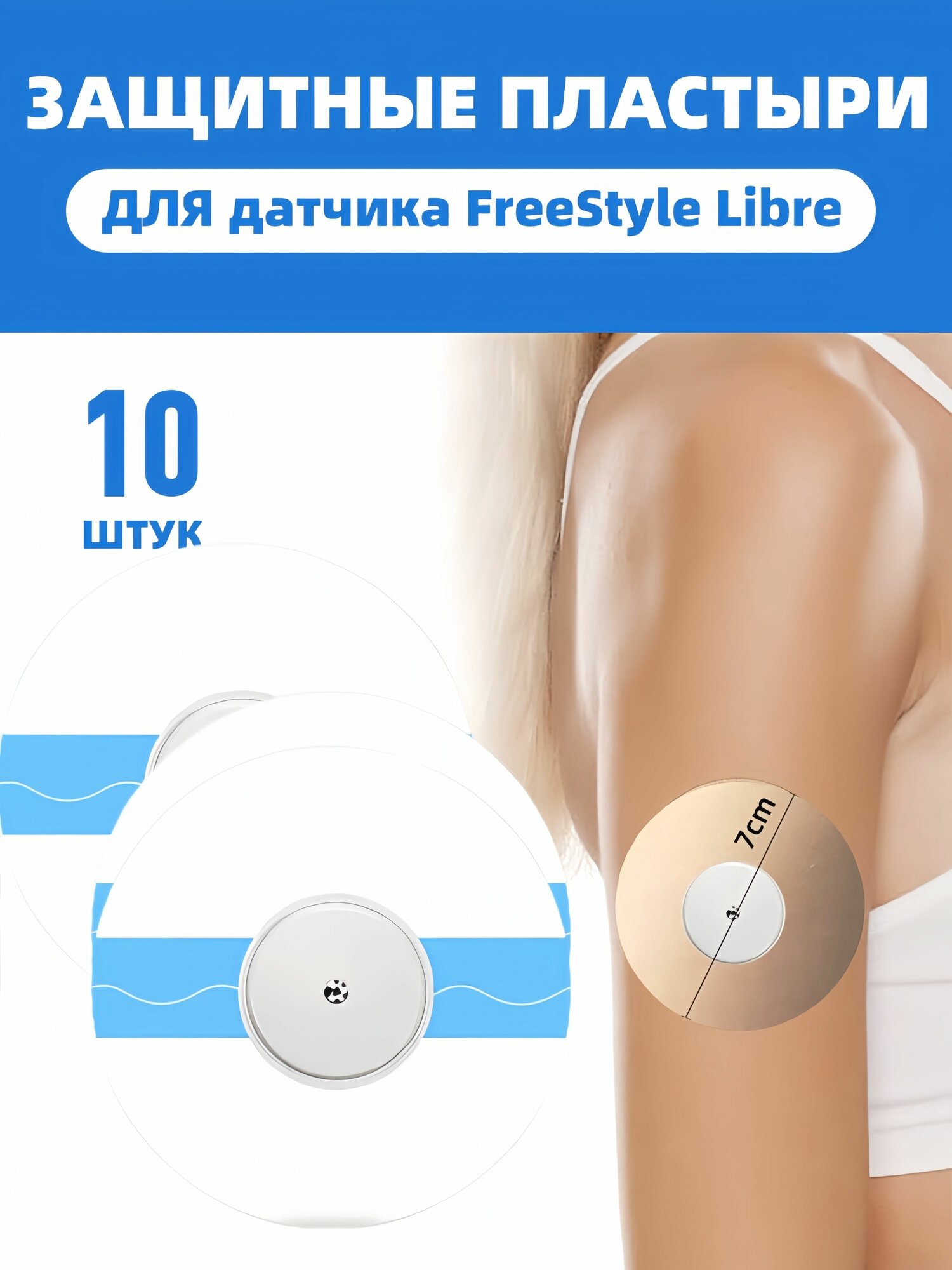 MEDCONCEPTT Кинезиотейп 7см Х 7 см