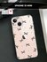 Силиконовый чехол на Apple iPhone 13 mini / Айфон 13 мини с принтом Бантики и то...
