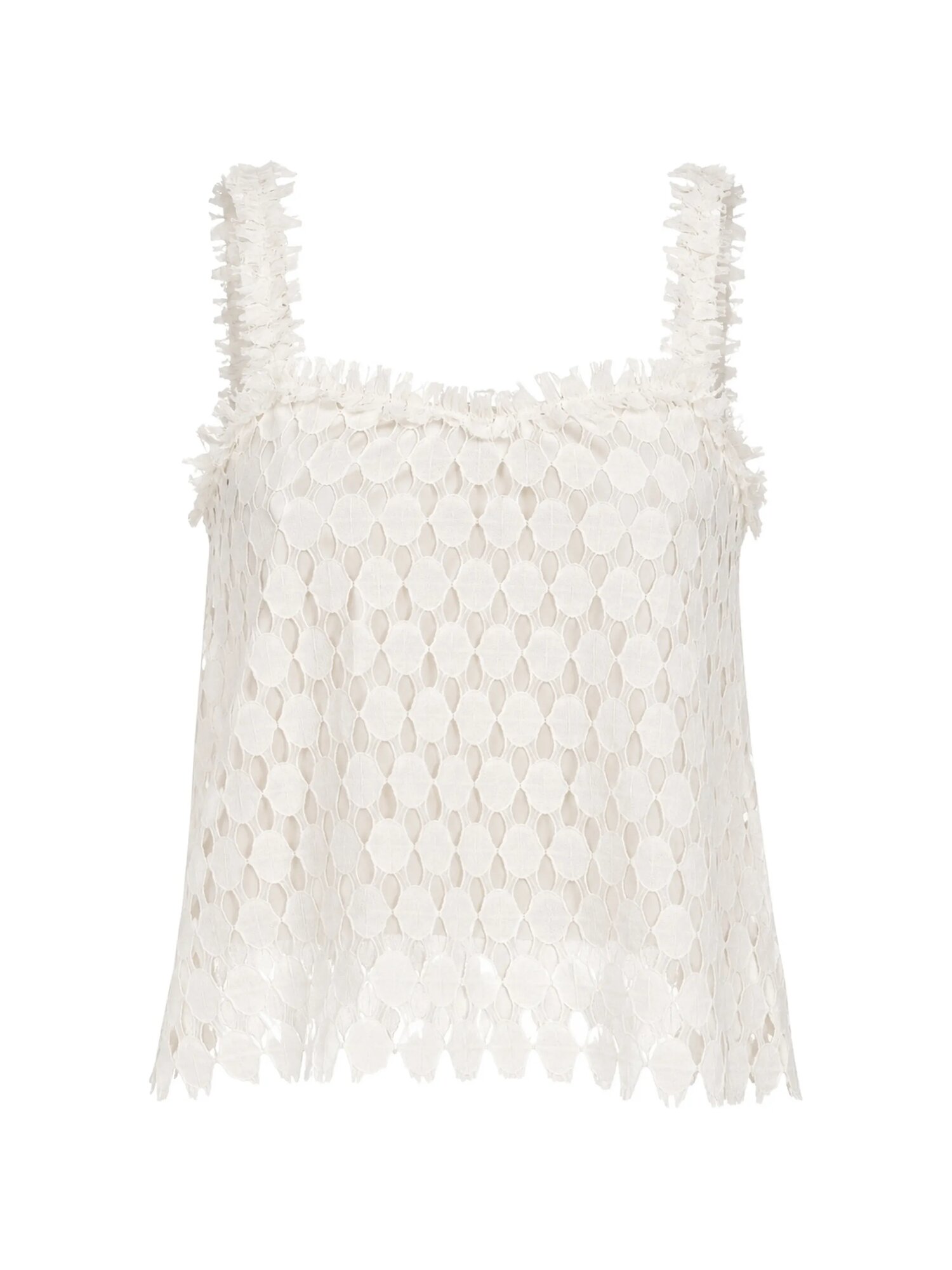 Топ Francoise fringed tank top