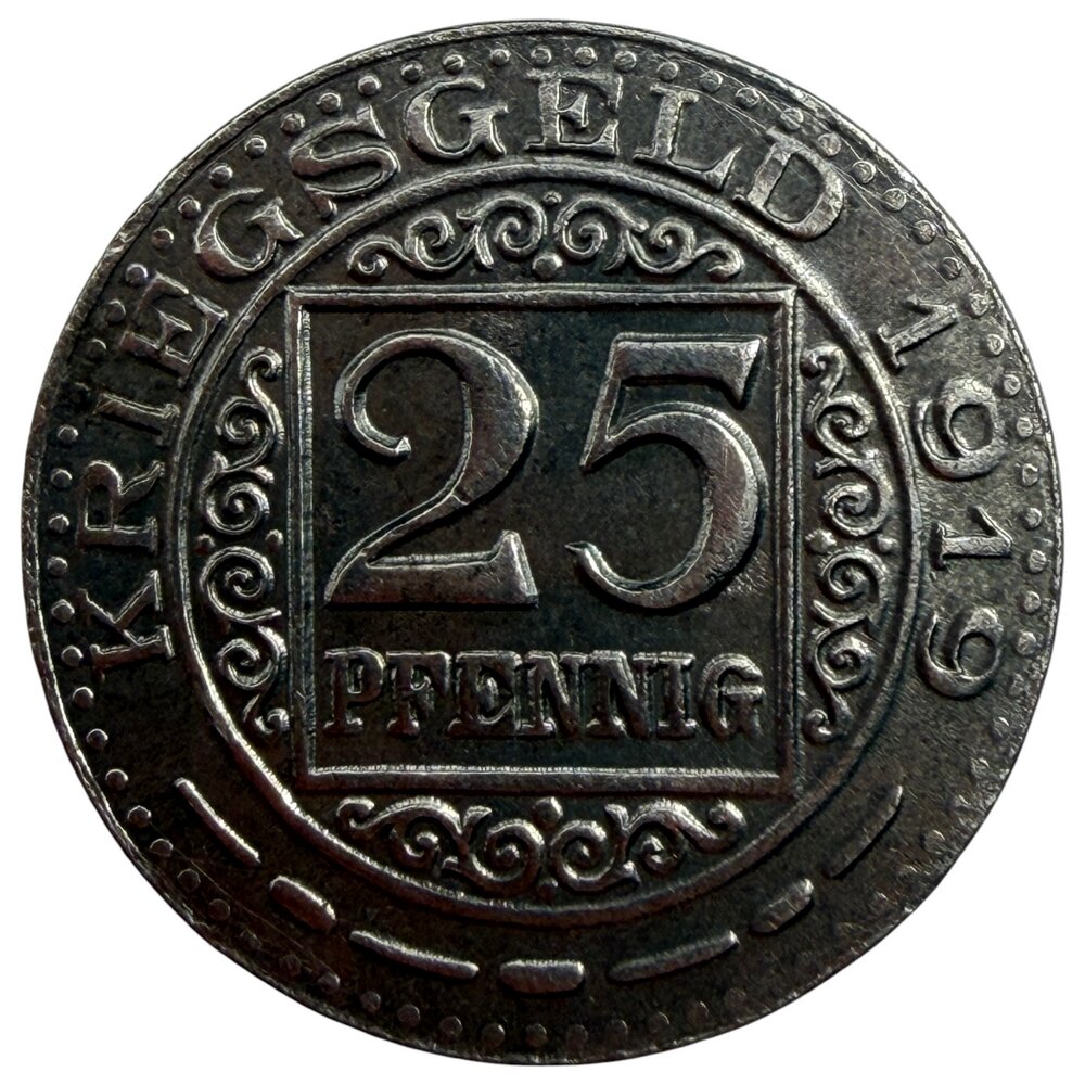 Германия, Веймарская республика, Оберхаузен 25 пфеннигов 1919 г. (Лот №2)