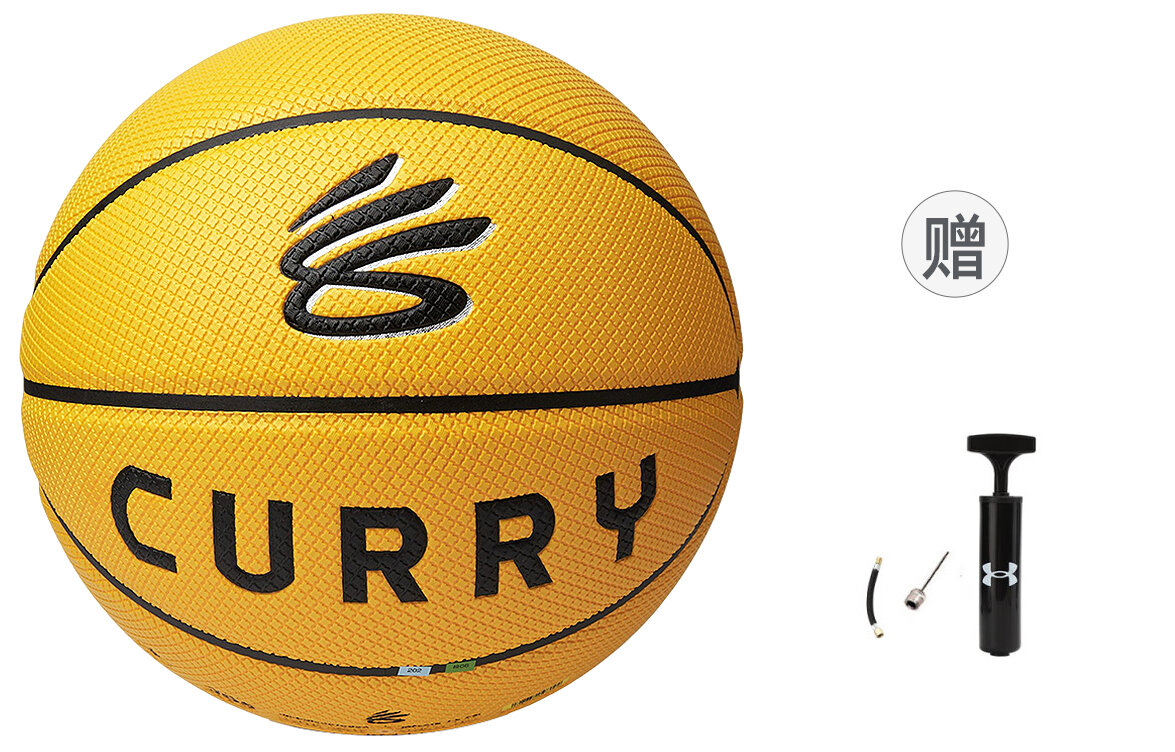 Баскетбольный мяч Under Armour CURRY Whirlwind Collection Pu Collector's Level, размер 7