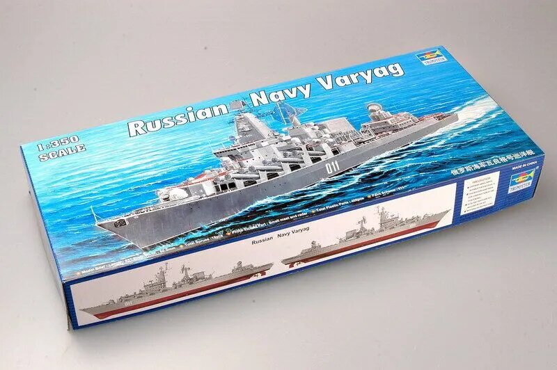 Trumpeter 1/350 04519 Русский крейсер Варяг Корабль, ABS пластик, 300 деталей