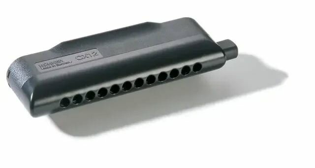 Губная гармошка хроматическая Hohner CX 12 Black 7545/48 A