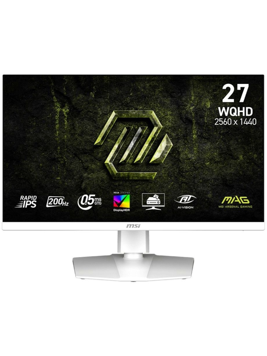 27 Монитор MSI Mag 274QRFW E20 27 IPS 200 Гц 2xHDMI 1xDP
