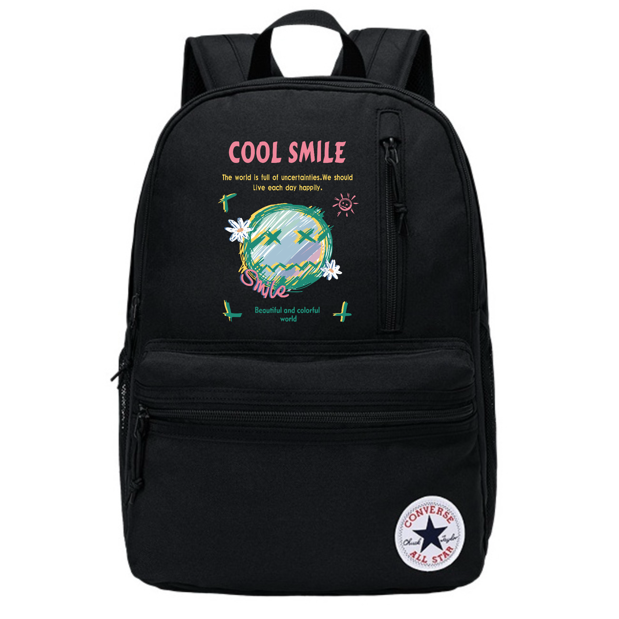 Рюкзак унисекс Converse Polyester Backpack Regular, черный