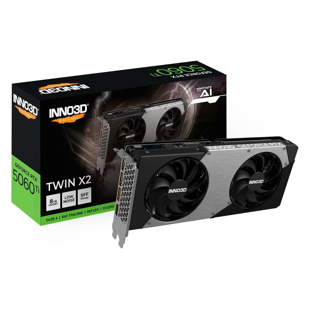 Видеокарта INNO3D GeForce RTX 5060 Ti Twin X2 8G