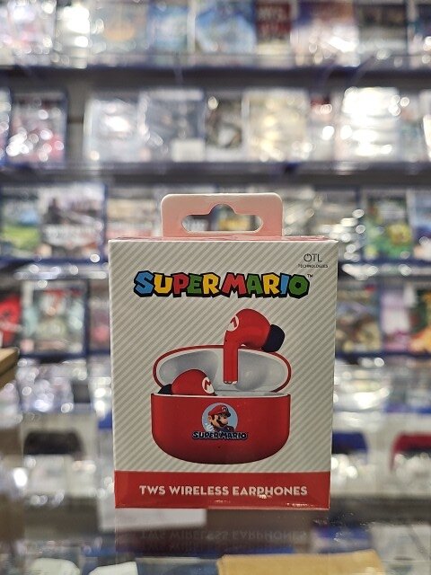 Наушники OTL TWS 2G Super Mario Earpods Red(SPC)
