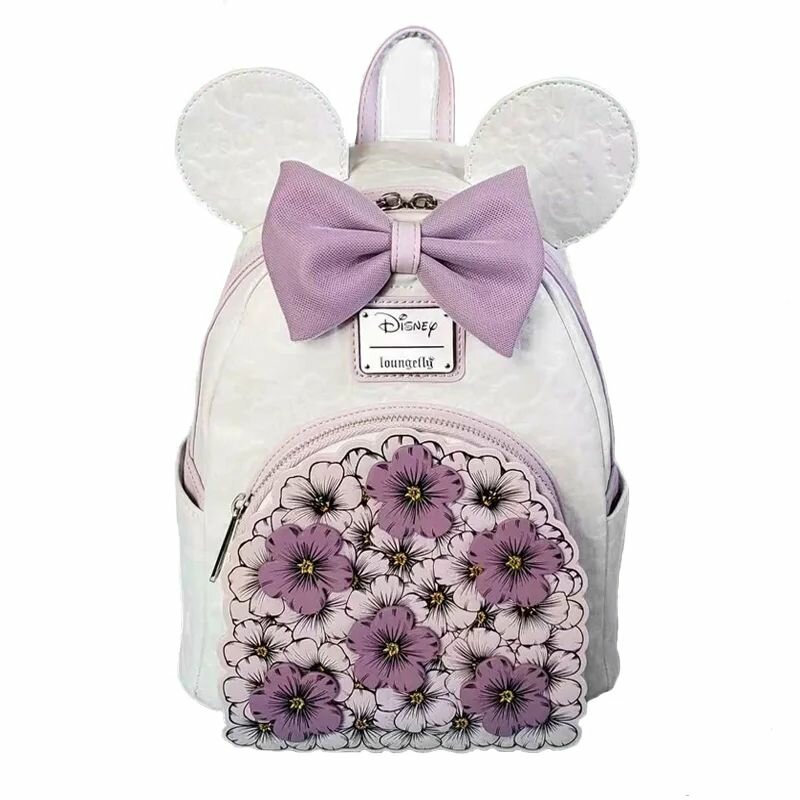 Сумка рюкзак Минни Маус Disney Minnie Mouse Lace Floral Backpack Disney Loungefly