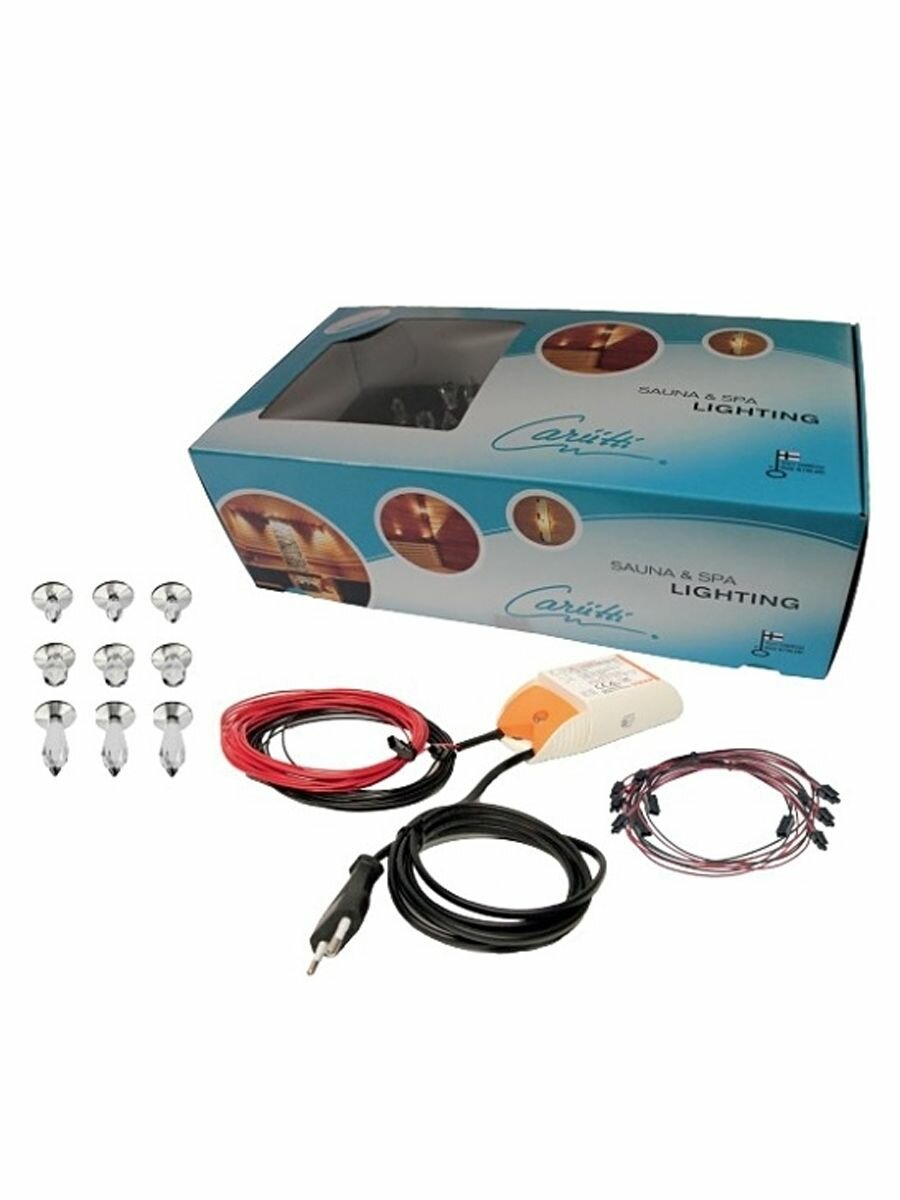 Набор светильников Cariitti Crystal Led Kit 9 хром, 1532127