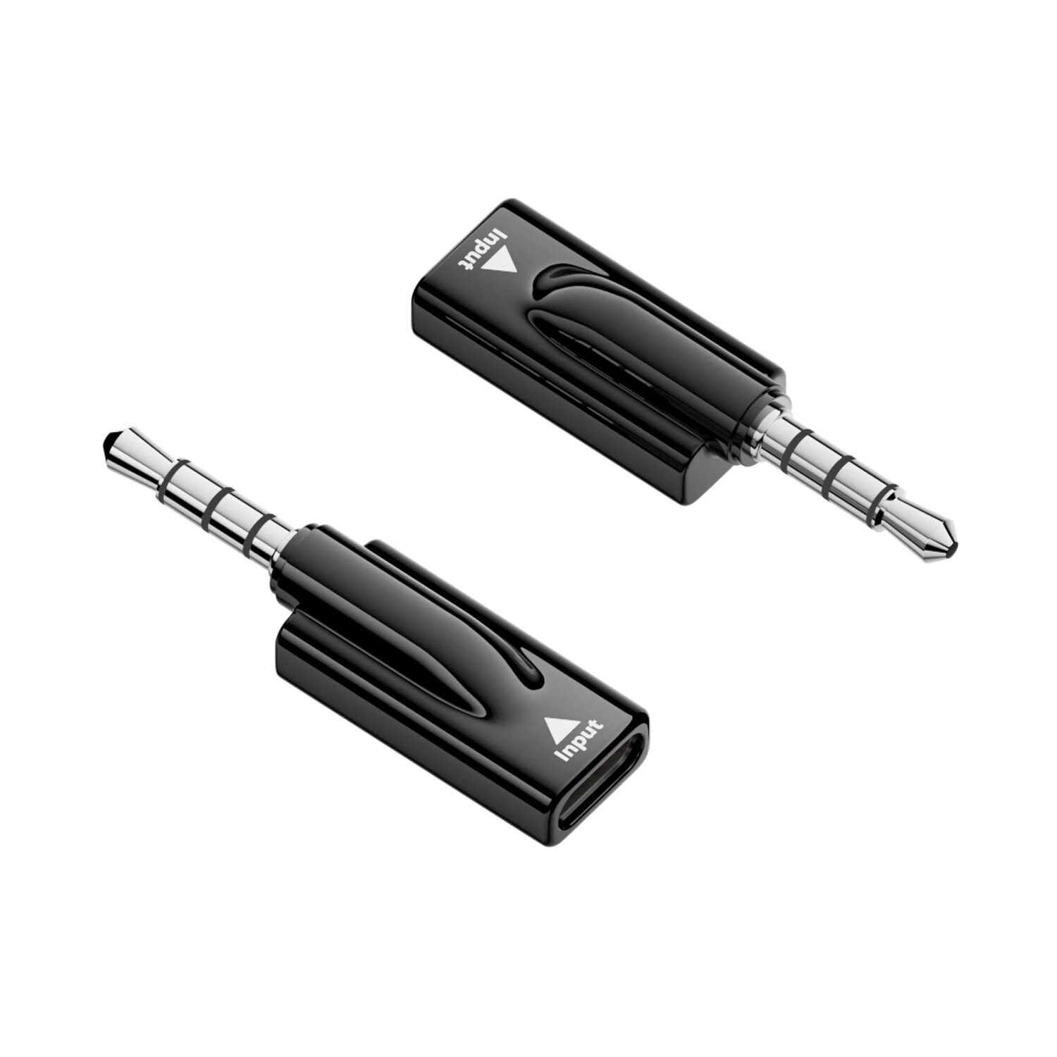 Аудиоадаптер USB-C на 3,5 мм UpperFu Black 3.5 M to C F