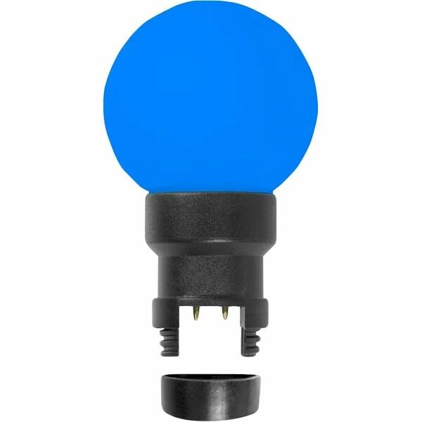 Лампа NEON-NIGHT BL шар Е27 6*LED d45мм синяя (405-143) 5шт.