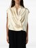 Блуза Alberta Ferretti Satin-finish draped blouse, размер 40