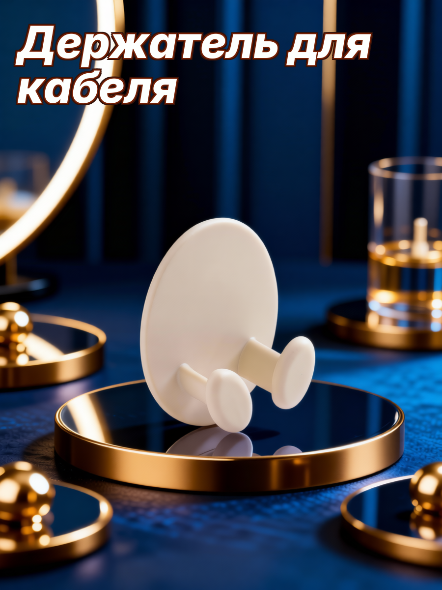 Настенные Крючки Из Пластика Для Управления Кабелями И Держатели Для Полотенец Набор Из 4 Штук