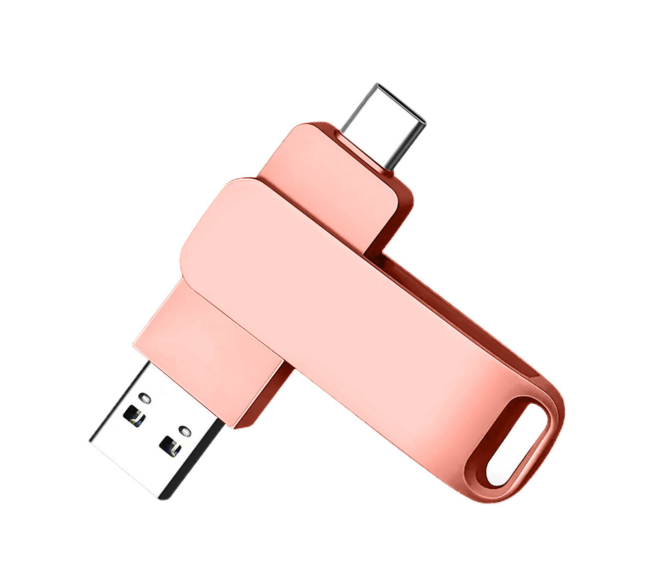 Розовое золото, тип-С USB 3.1 флеш-накопитель 32 ГБ, сверхбыстрая передача данных для iPhone 15+