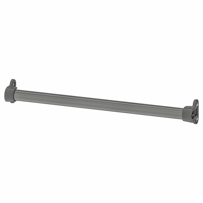 Штанга IKEA KOMPLEMENT, темно-серый, 50 см 402.569.42