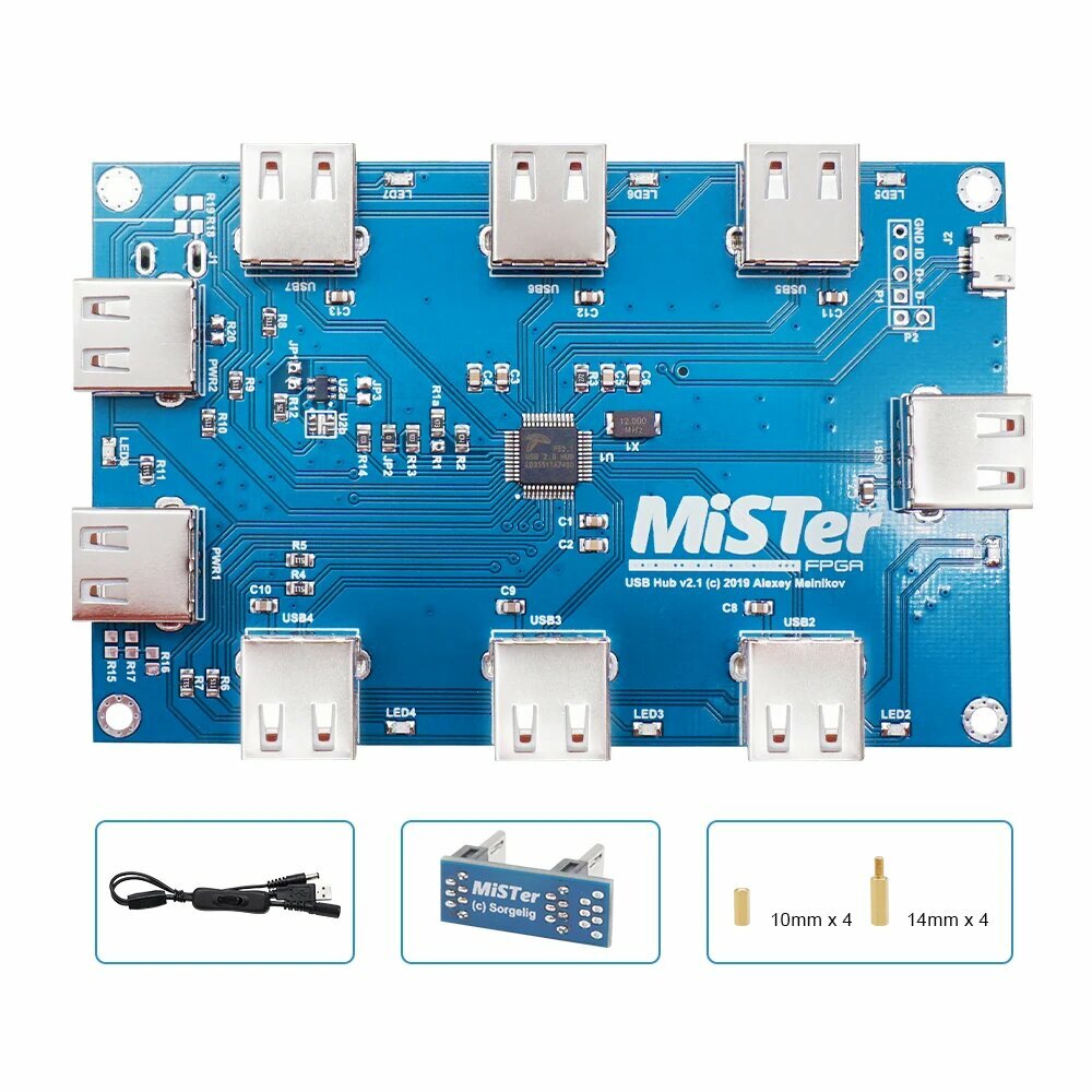 Mister FPGA USB Hub, Цвет: USB Hub Only