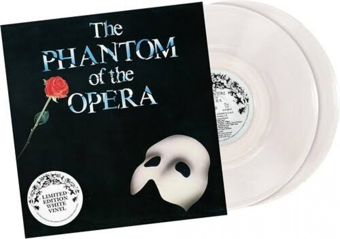 Lloyd Andrew Webber - Phantom Of The Opera white 2lp，Виниловая пластинка Вебера «Призрак Оперы», белая, двойной LP