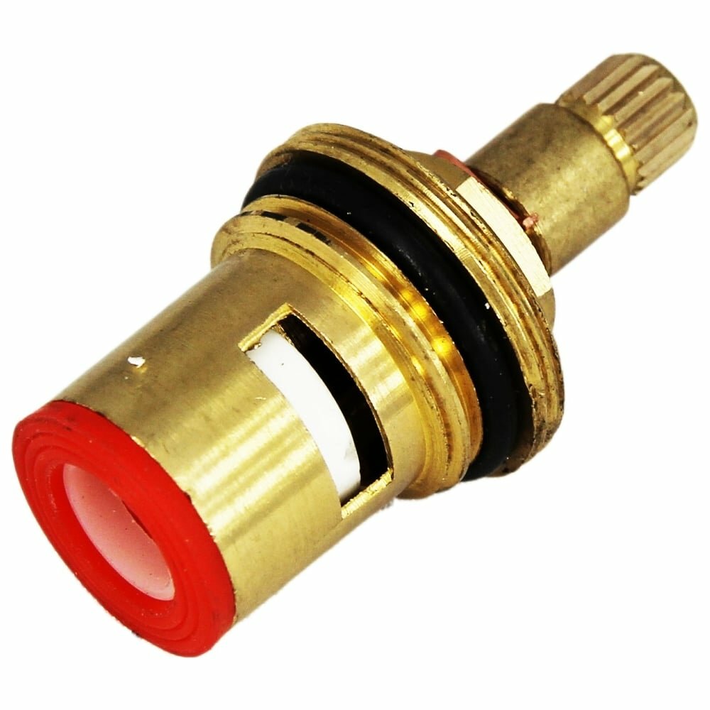 Кран букса для смесителя MasterProf, керамическая, 1/2", 8 мм х 20 шл, угол поворота 180, с доп. резьбой ИС.130863 — фото 1