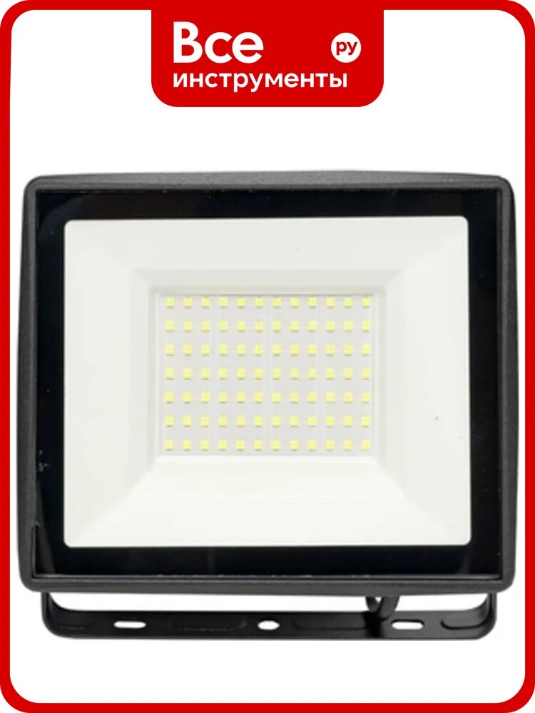 Светодиодный прожектор EKF СДО-3005 75Вт 6500К IP65 Basic FLL-3005-, для наружного и ландшафтного освещения рекламных