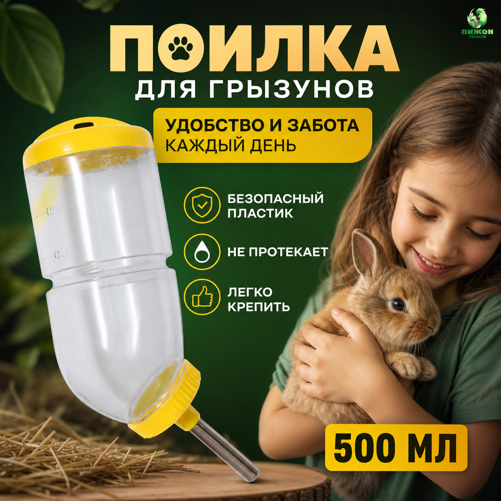 Автоматическая поилка-фонтан для питомцев