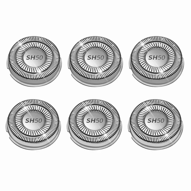 6 шт. сменные головки для электробритвы Philips SH50 Series 5000 S5085 S5050 S5000 S5010 S5380, лезвие для бритвы