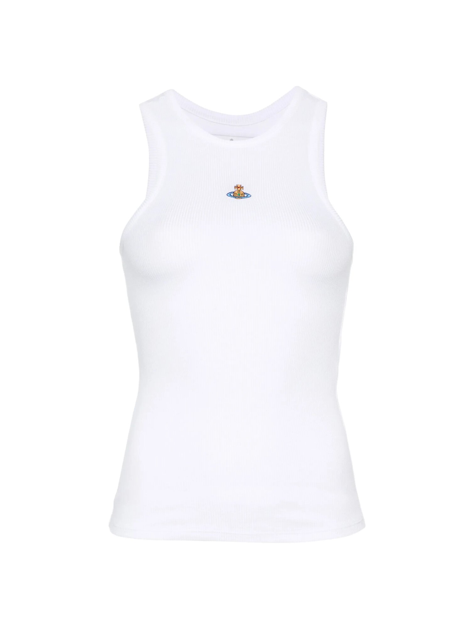 Жилет 90s orb-embroidered ribbed vest