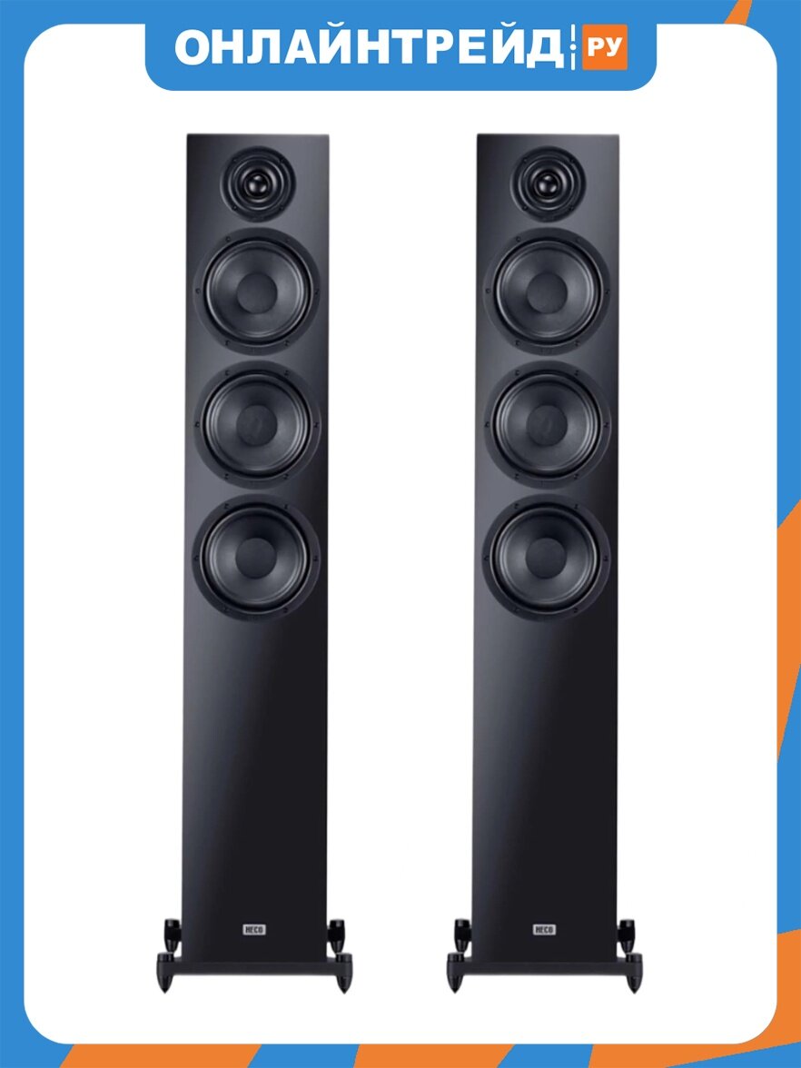 Напольная акустическая система с Dolby Atmos Heco Aurora 900 Ebony Black, пара