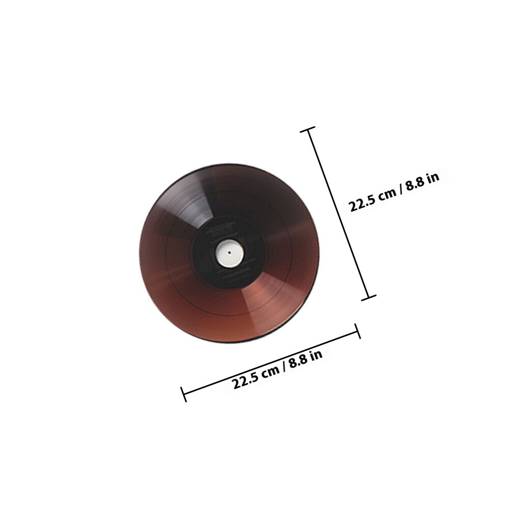 6 Наклейки Виниловые Записи Декор Для Праздника Кафе 22.50X22.50X0.10Cm