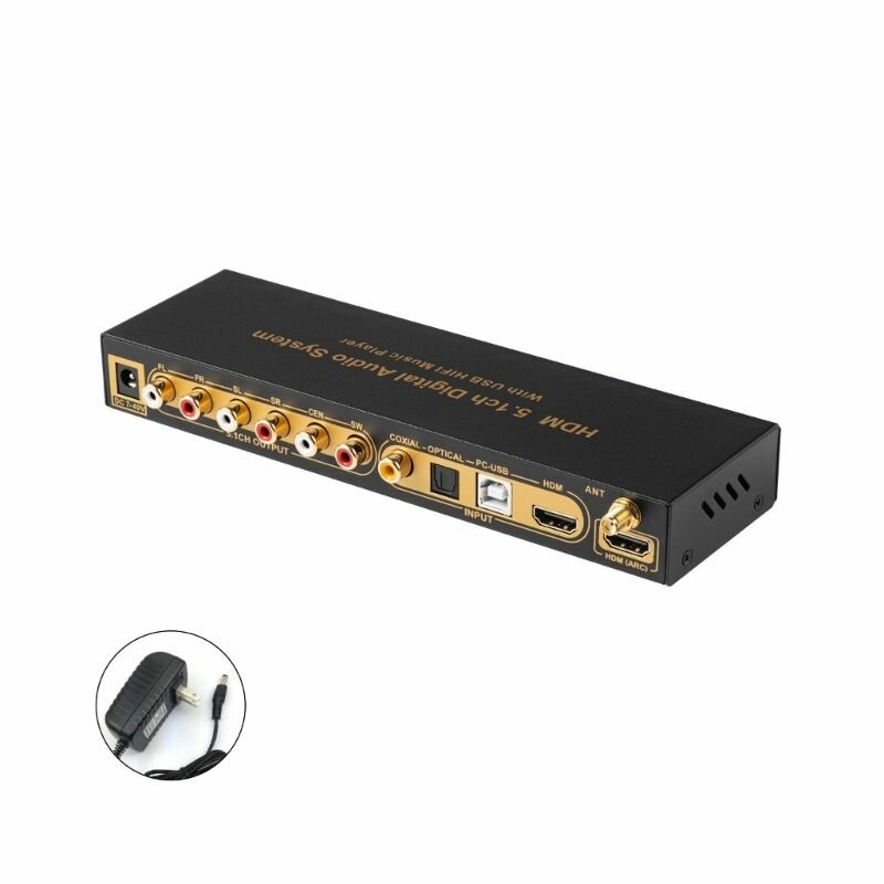 Иммерсивный объемный звук UD851B Декодеры DTS DolbyDecoders Quality5.1 с поддержкой DolbyAC3 5.1