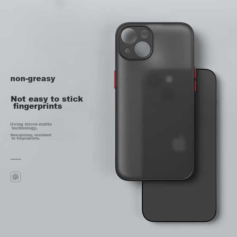 Snowkids матовый антибликовый чехол для iPhone 15 Pro с бесплатной подставкой, полная защита, ультратонкий Цвет：15pro |