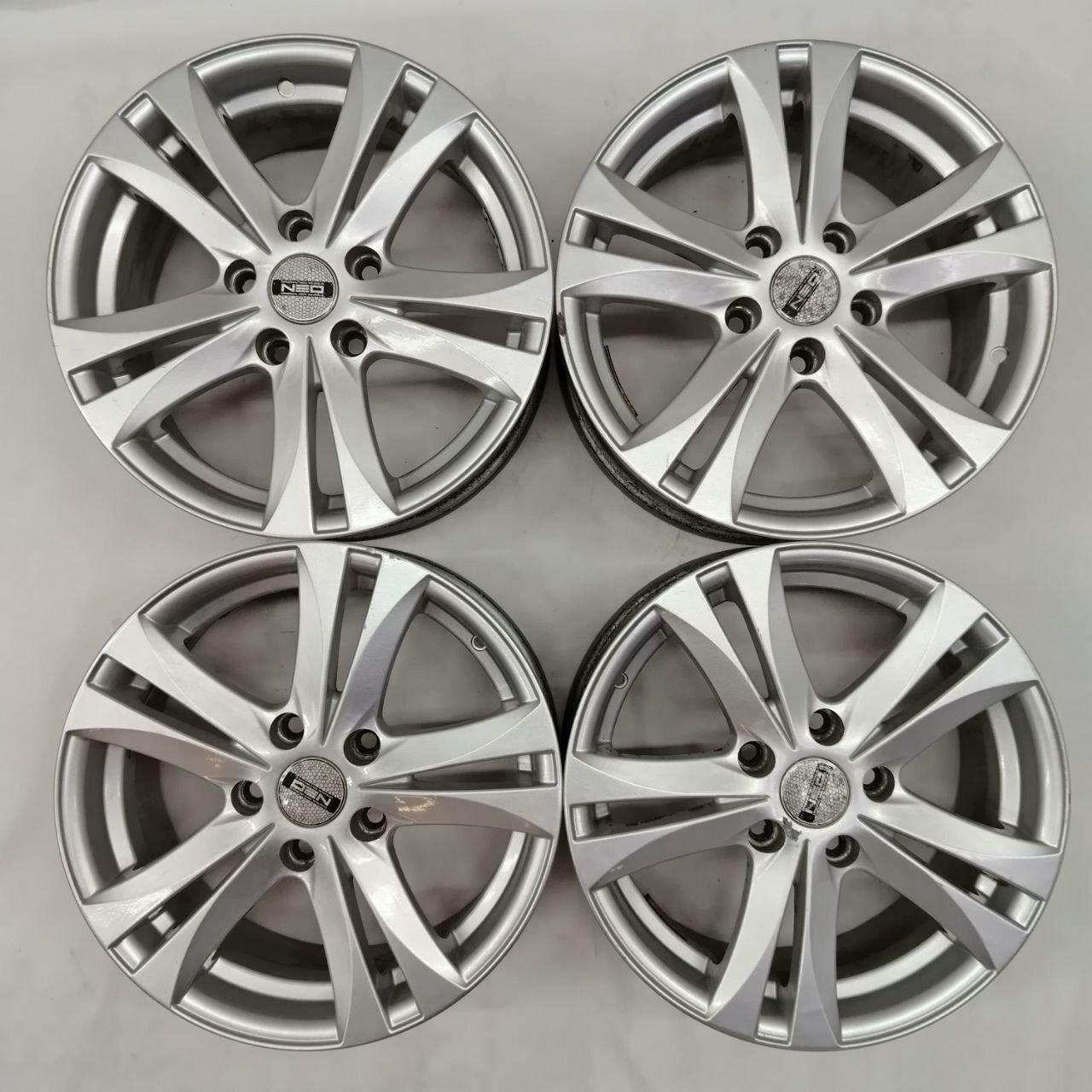 Комплект (4 шт) колесных дисков NEO 16x6.5 PCD 5x114.3 D67.1 ET47 (Реплика)