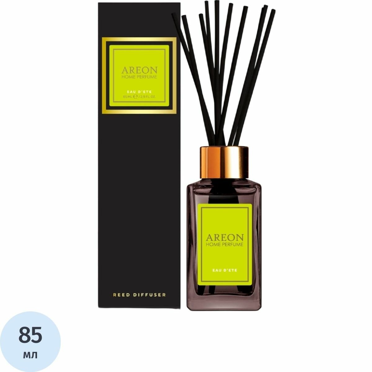 Аромадиффузор с палочками Areon Sticks premium Eau D'ete 85мл
