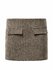 Юбка Dondup Houndstooth-pattern flap-pocket skirt, размер 42