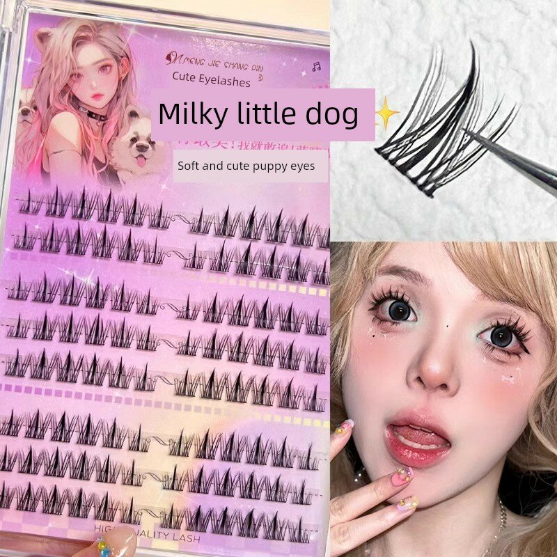 Искусственные ресницы Cute Eyelash Premium Segmented Comic 69: натуральные и объемные, для начинающих, пучковые,