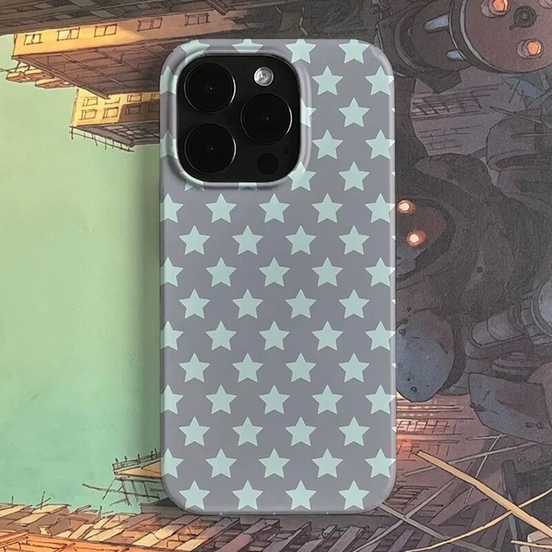 Винтажный чехол Lmmcjj Blue Star для iPhone 16e, 17 Air, 13 Pro, 15 Pro Max, 14 Plus, 11, iphone 11