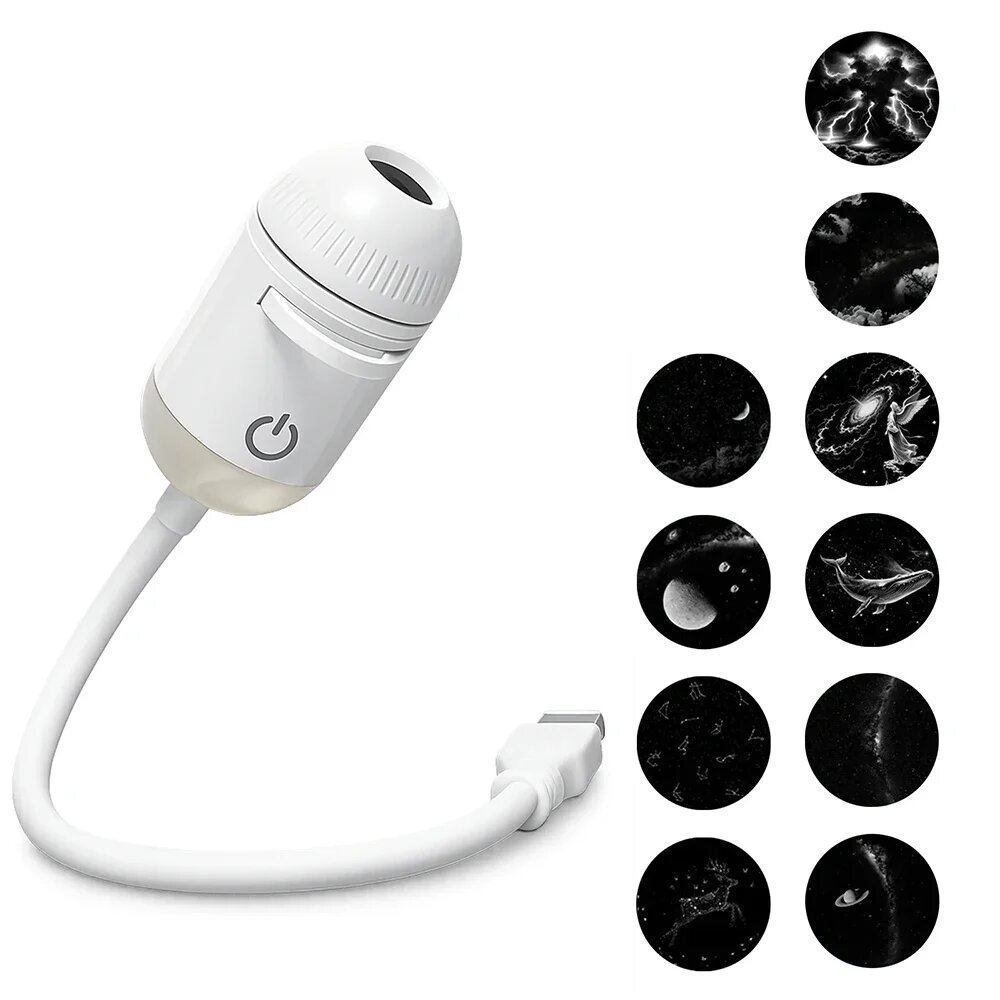 USB LED проектор атмосферы, 10 Slide-A