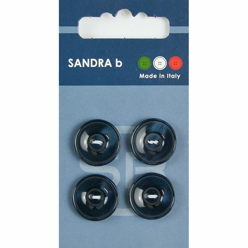 Пуговицы Sandra b Синие, 18 мм, 4 шт